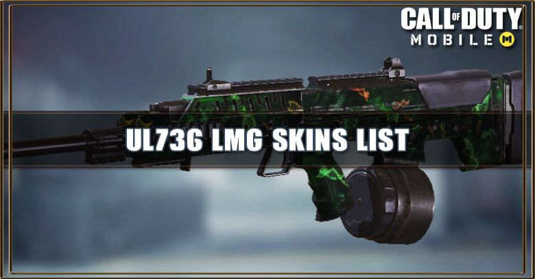UL736 Skins List | Call of Duty Mobile - zilliongamer